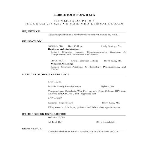 MA Resume 3 | PDF