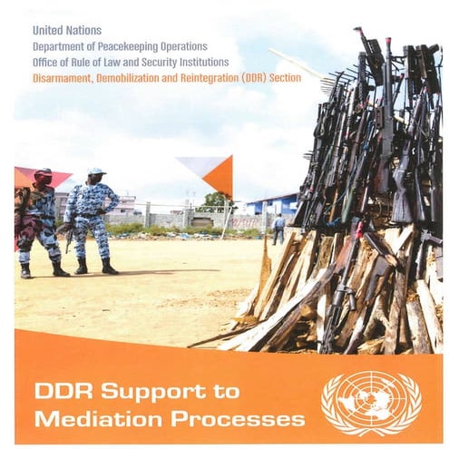 DDR Support to Mediation Processes | PDF