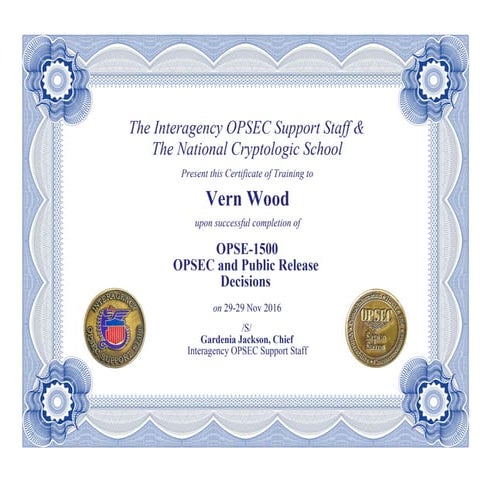 OPSE 1500 OPSEC and Public Release Decisions | PDF