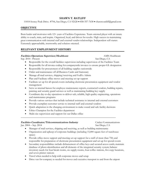 Stacey gray redone resume 001 | PDF
