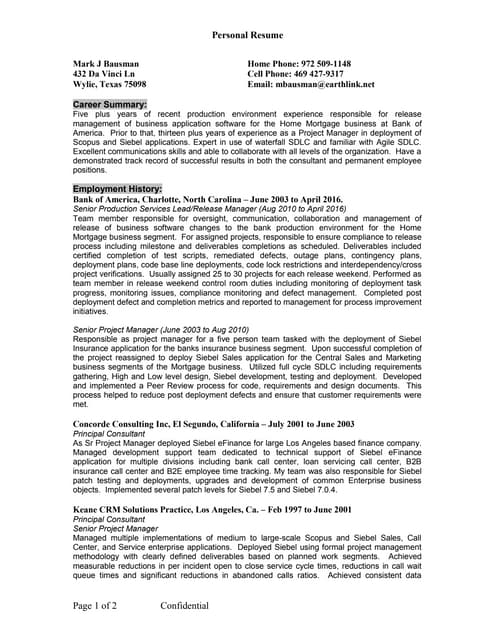 2016 Michael Wilson Resume | DOC | Computing | Technology & Computing