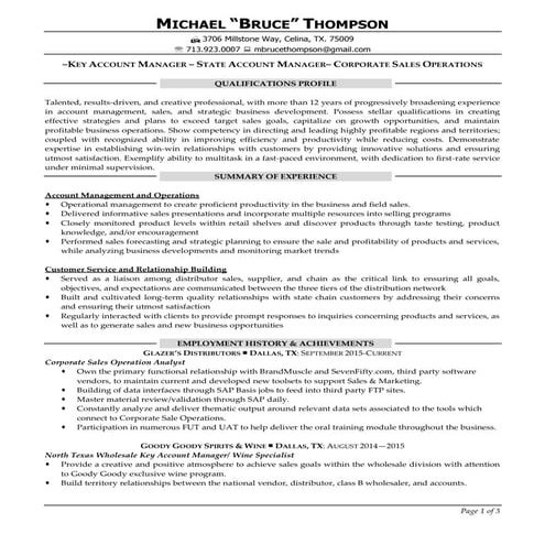 Gene Resume 2016 | DOCX