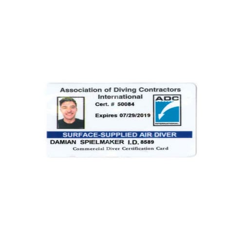 ADCI Commercial Dive Card | PDF