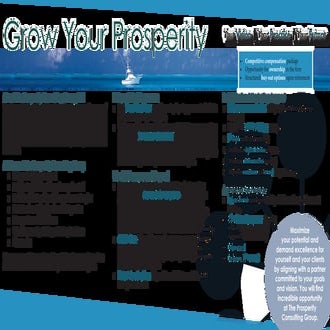 Grow Your Prosperity - The Prosperity Consulting Group, LLC | PDF