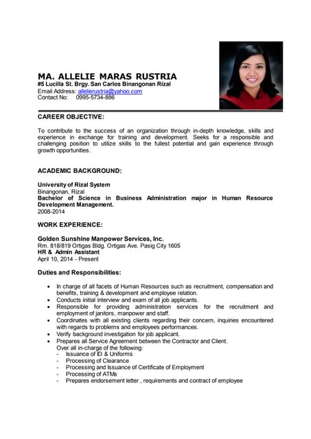 RESUME | DOCX | College Education | Education