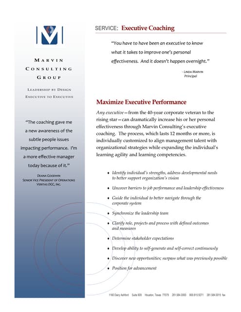 Coaching Flyer | PDF