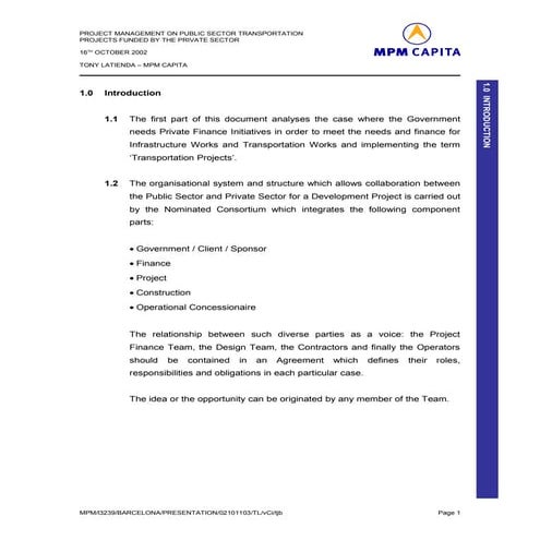 02101103tjb TL (Presentation)(1) | DOC | Civil Engineering Industry ...