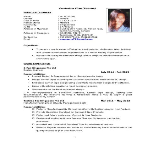 Mary Ann Zapata CV | DOCX