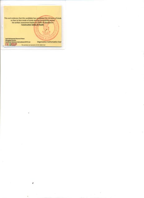 ISPS Certificate of PFSO | PDF