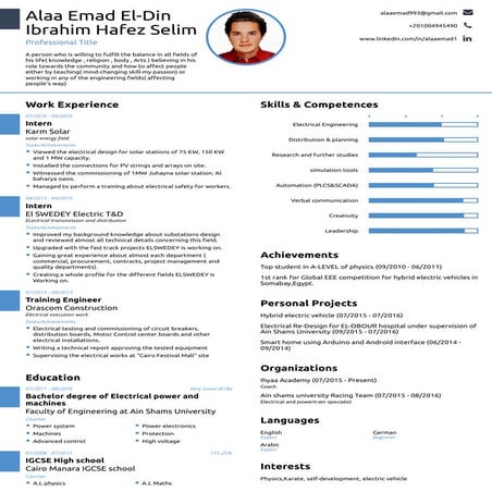 Mohanad cv (new) | DOC