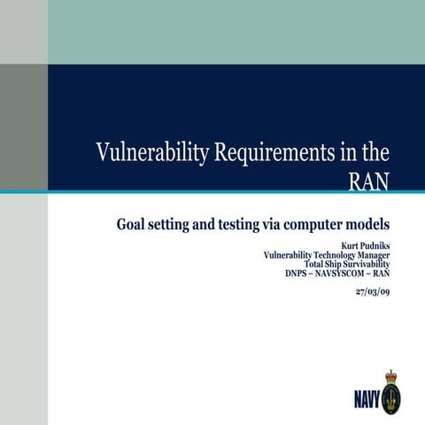 Vulnerability Requirements In The Ran Ppt