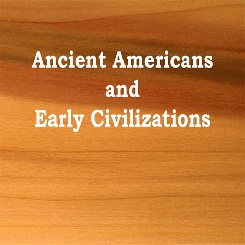 Unit 1 - First Americans | PDF