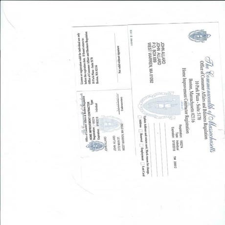 HOME IMPROVEMENT CONTRACTOR CARD | PDF