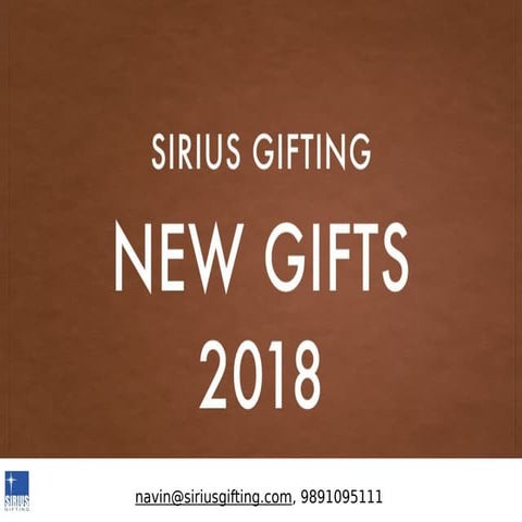Sirius gifting gift magic 2018 catalogue | PDF