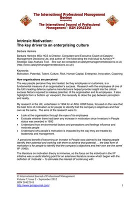 Integrative thinking a model takes shape | PDF