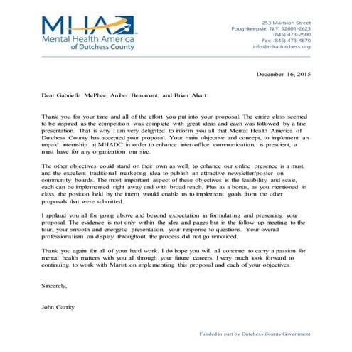 Letter from John Garrity - MHADC | DOCX