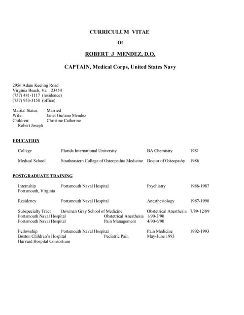 Curriculum vitae 2016 LAST | PDF