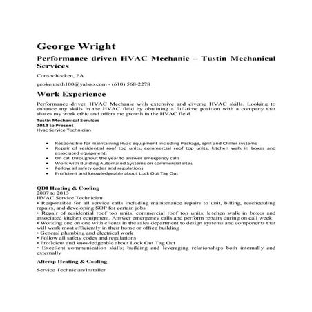Performance Resume 2 | PDF