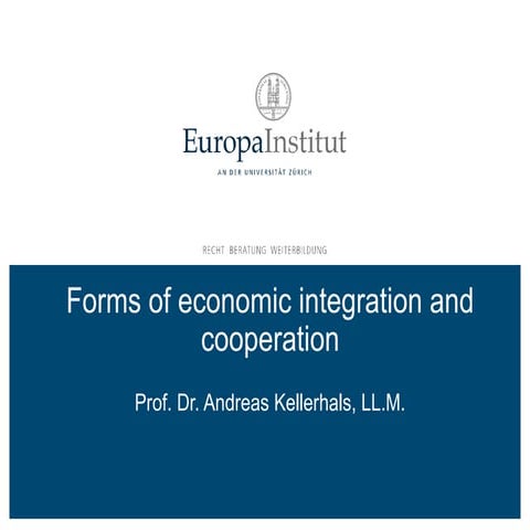 Economic integration | PPT