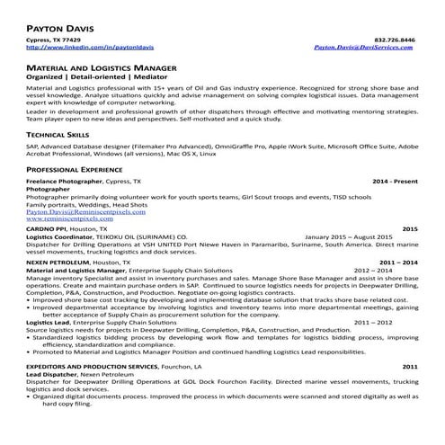 PaytonDavis_Resume | PDF