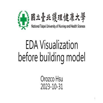 202312 Exploration Data Analysis Visualization (English version) | PPT