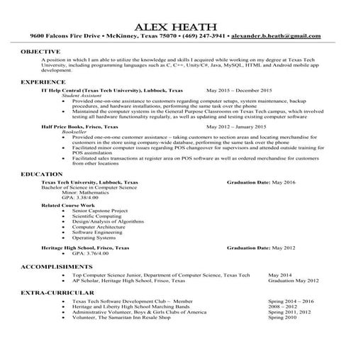 Arielle Briscoe's Resume(3) | PDF