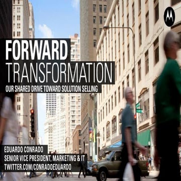 Motorola - How Marketing Lives the Story | PDF