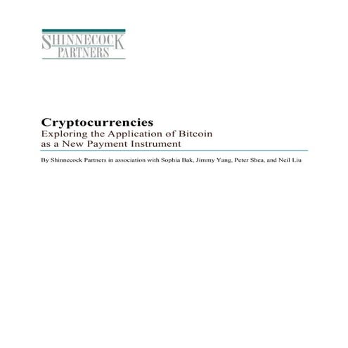cryptocurrencies | PDF