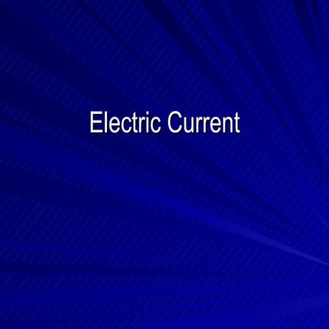 2 electric current | PPT