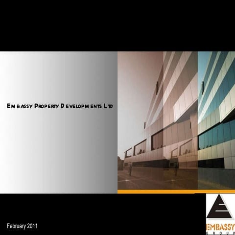 Embassy Property Developments Ltd Corporate Profile | PPT
