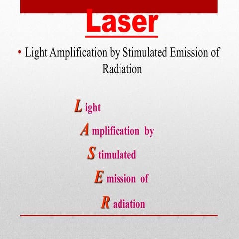 laser physics | PPTX
