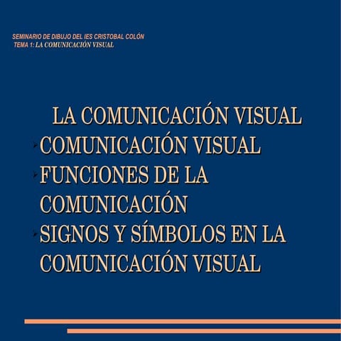 comunicación visual | ODP