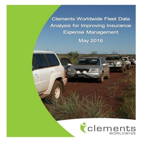 Clements Worldwide Fleet Data Analysis for Improving Expense Management ...