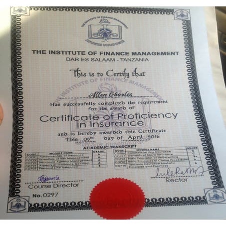 Certificate in Profficiency in Insurance | PDF