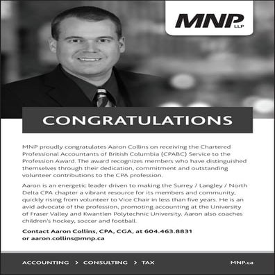 Aaron Collins CPA Award 0567A-16 | PDF | Business | Business and Finance