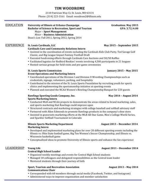 Burckle - Resume lululemon | PDF
