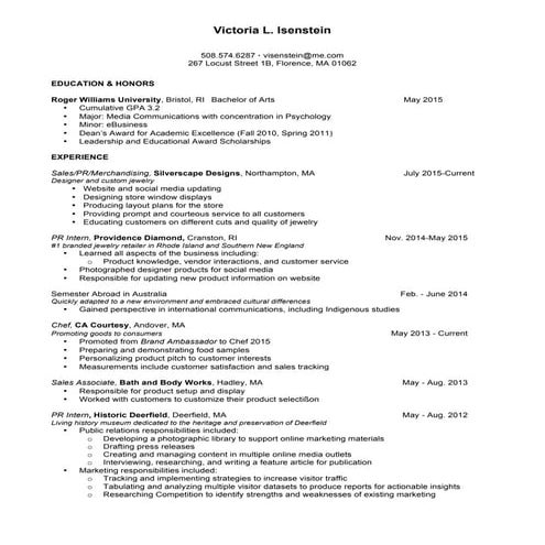 Final Resume 3_16 | PDF