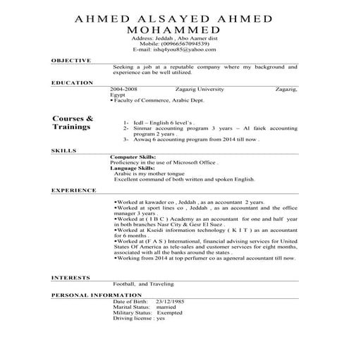 Ahmed Al sayed | PDF