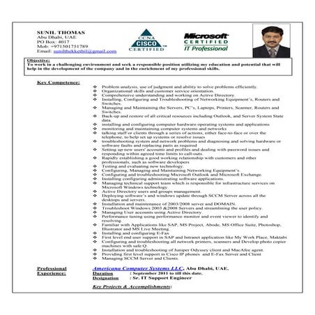 SUNIL_THOMAS_CV | PDF