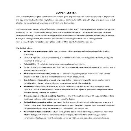 Universal Cover Letter | DOCX