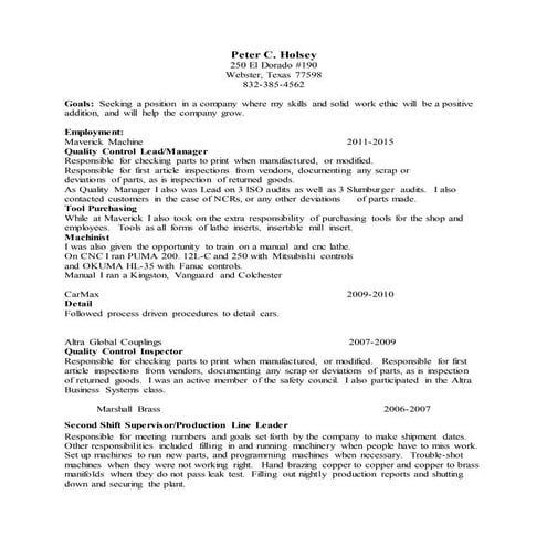 Ken Mitchell Resume | DOCX