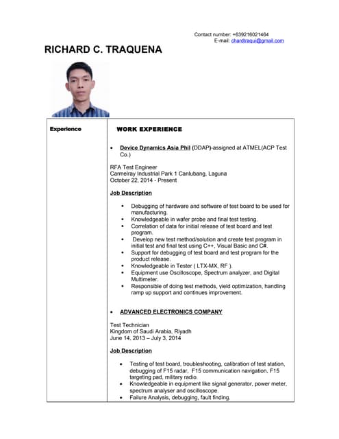 EUGENE LAPITAN RESUME | DOCX