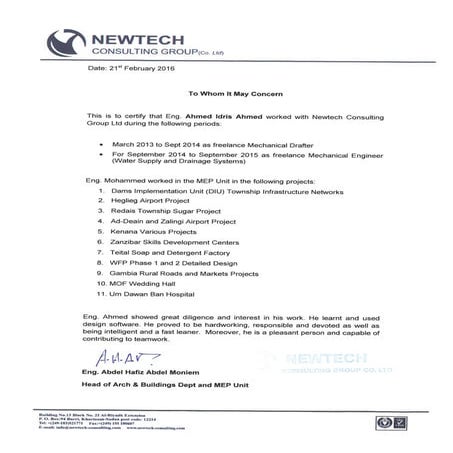 newtech certificate | PDF
