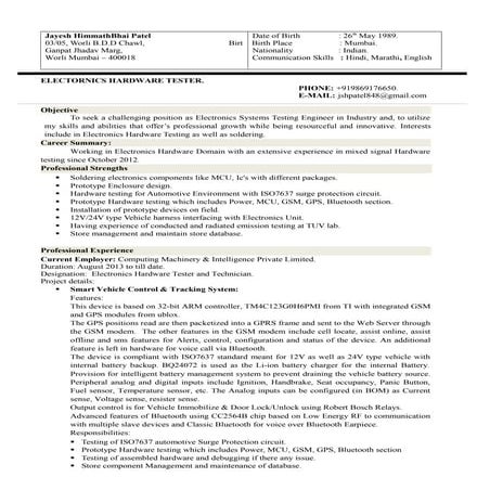 Job description 14061 - Software Testing (HIL) Engineer | PDF