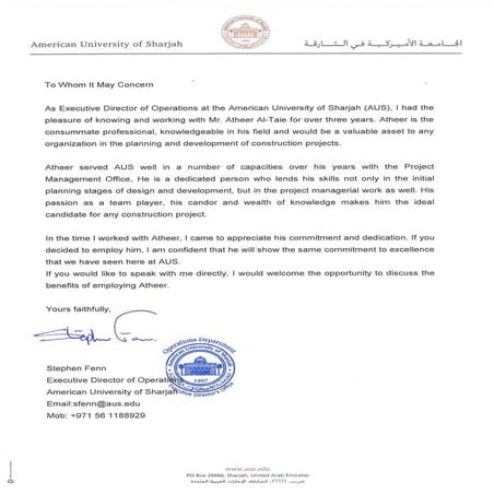 Ref. - Stephen Fenn | PDF