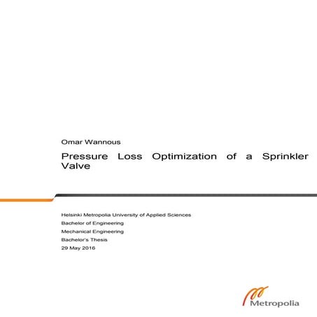 REVIEW OF FLOW DISTRIBUTION NETWORK ANALYSIS FOR DISCHARGE SIDE OF CENTRIFUGAL PUMP | PDF