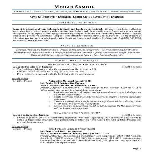 Mohab Samoil_Resume | PDF | Air Travel | Travel Type