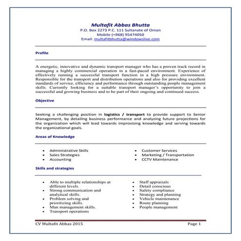 multafit transportnew | PDF