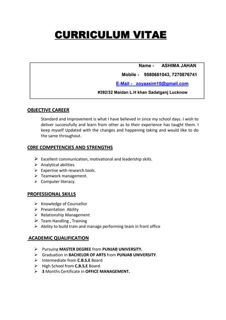CURRICULUM VITAE(Akshit) | DOCX