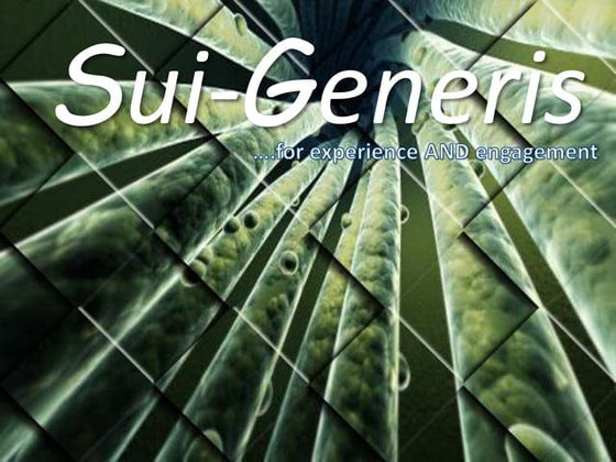 Sui-generis
